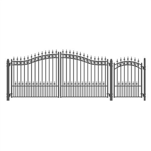 A Dual Swing Driveway Gate