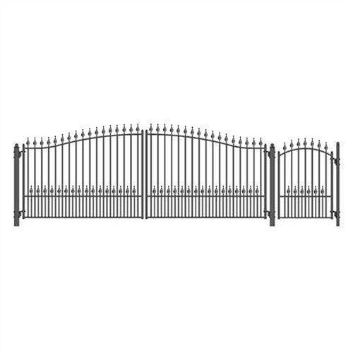 A Dual Swing Driveway Gate