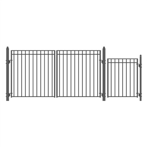 A Dual Swing Driveway Gate